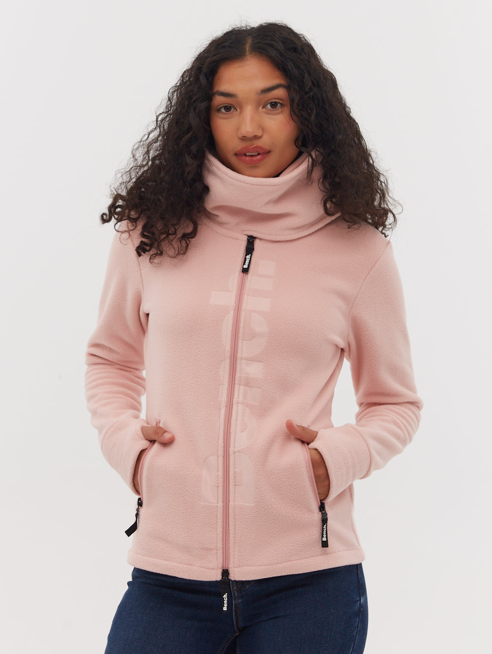Finish Microfleece Funnel Neck Zip-Up - Bench Finish Microfleece Funnel Neck Zip-Up - Bench